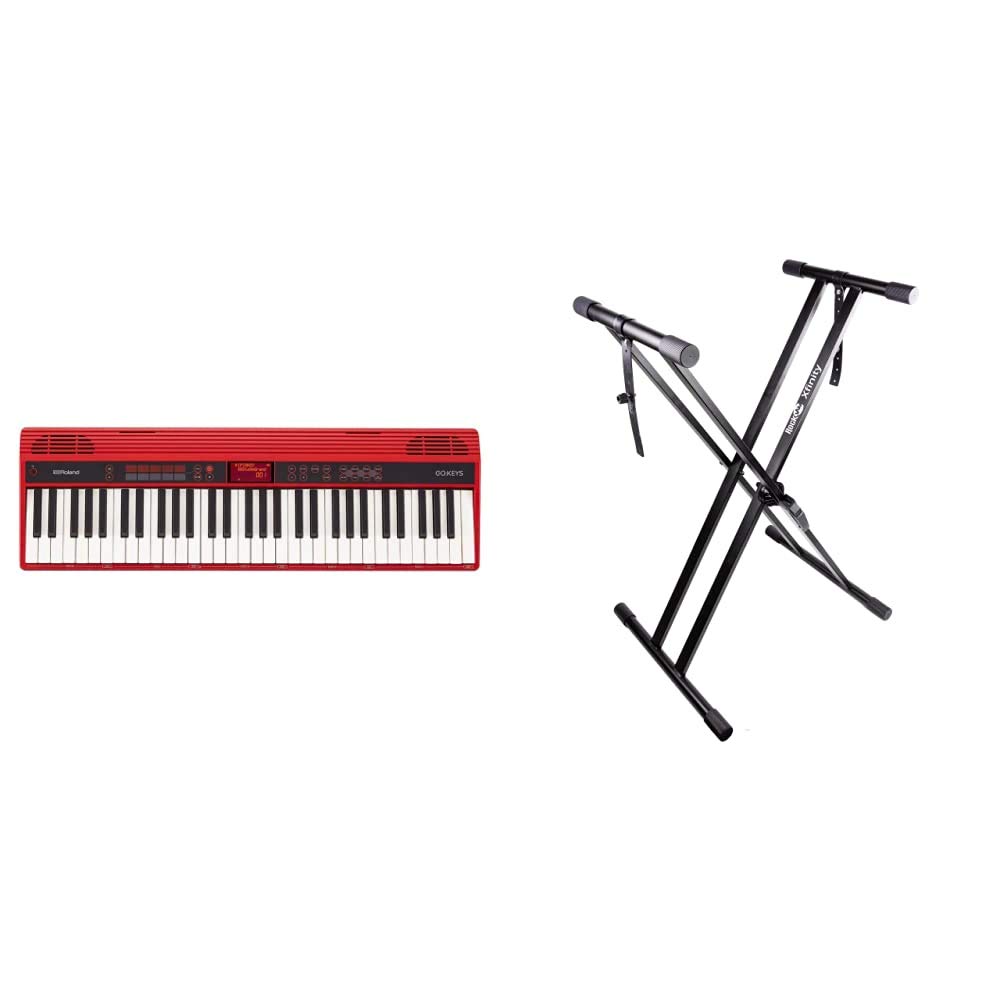 Roland GO:KEYS 61-key Bluetooth Keyboard + RockJam Xfinity Keyboard Stand