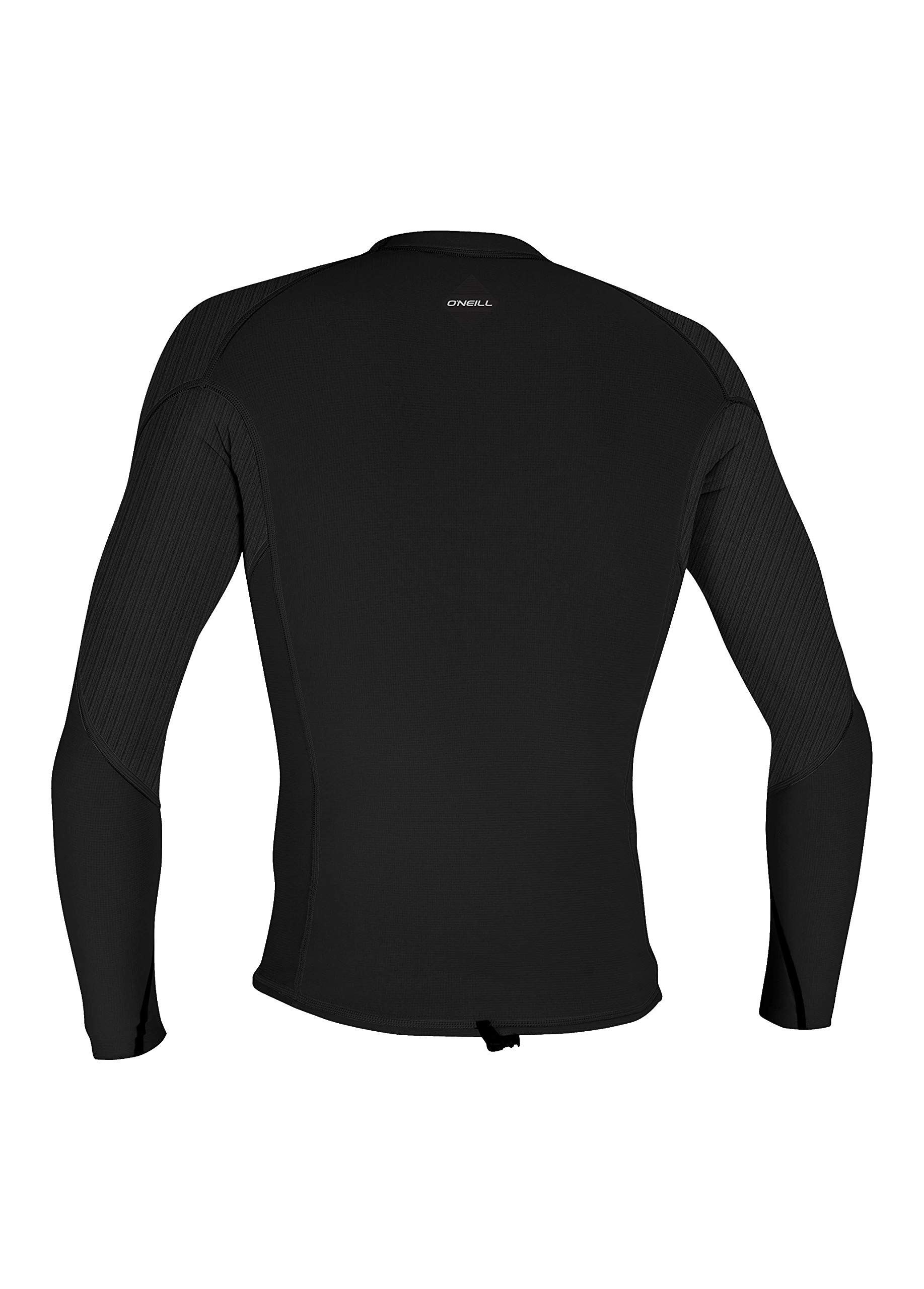 O'Neill Men's Hyperfreak 1.5mm Long Sleeve Top, Black/Black, L