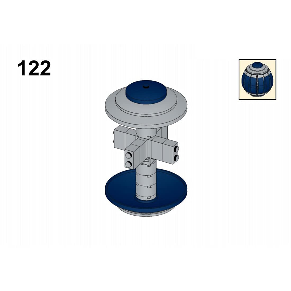 Topoo Imperial Probe Droid Building Kit for The Octuptarra Magna Tri-Droid Compatible with Lego, Space War Building Blocks Toys Set 589 Pcs MOC-65366