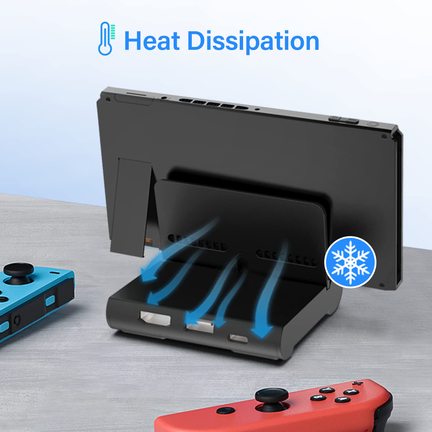 Noiposi Switch Dock for Nintendo, Switch Charger Dock for Nintendo Switch,Portable Docking Station,4K HDMI TV Adapter, USB 2.0 &3.0 Port