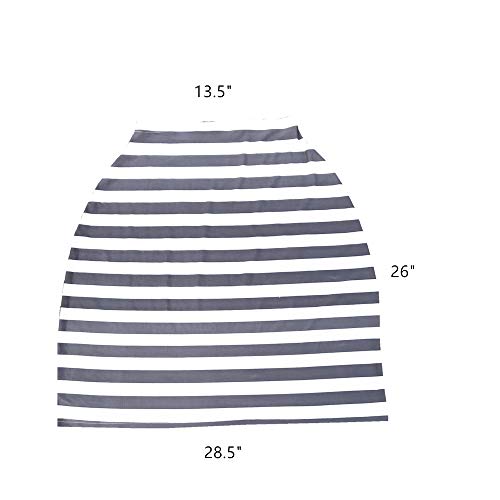 Nursing Cover for Breastfeeding Soft Gray Baby Car Seat Canopies for Boys and Girls