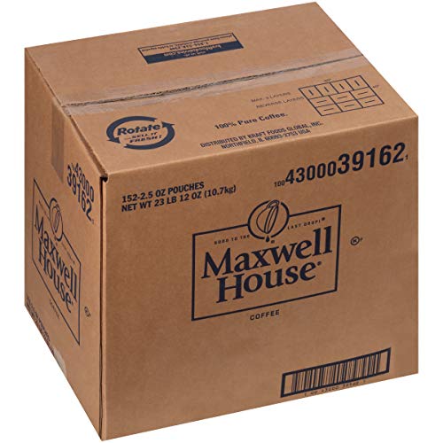Maxwell House Cafe Roast Coffee (2.5oz Bags, Pack of 152)