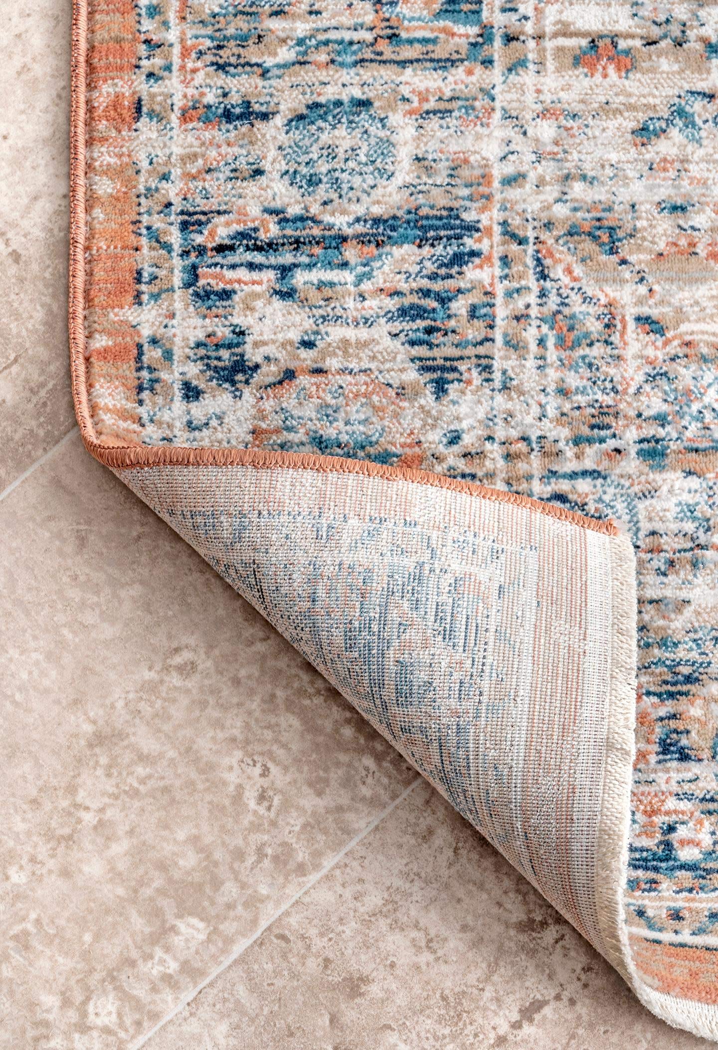 nuLOOM Piper Faded Transitional Accent Rug, 4' Round, Beige