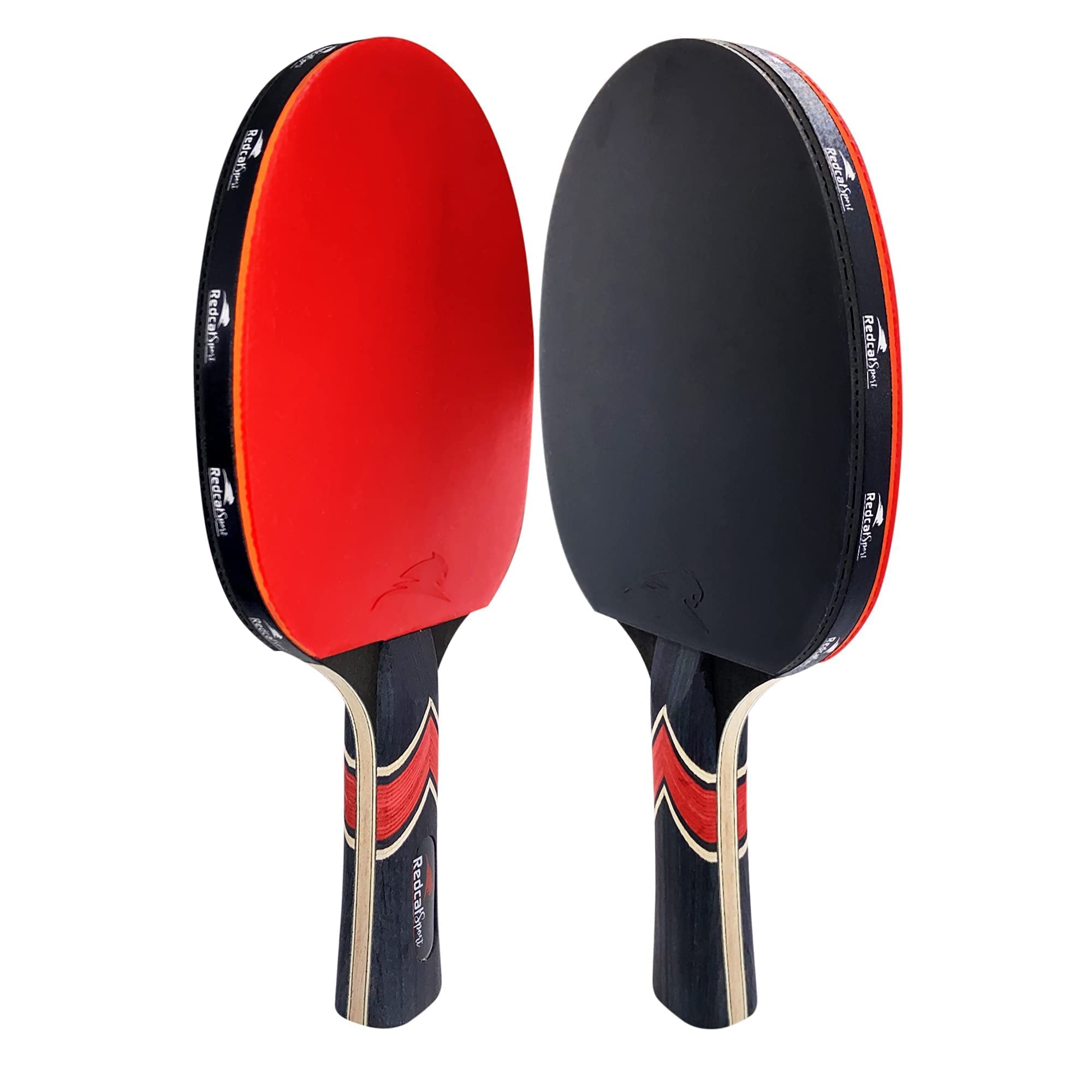 Ping Pong paddle β Pro Carbon Fiber Table Tennis Racket and case has 7 ply blade with 2.0mm Sponge and ITTF standard rubber for true spin, speed and Control - use paddles indoor or outdoor