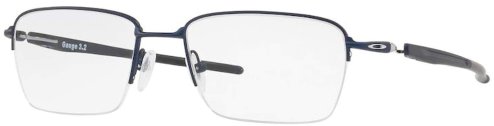 Oakley Men's Ox5128 Gauge 3.2 Blade Square Prescription Eyeglass Frames, Matte Midnight/Demo Lens, 52 mm