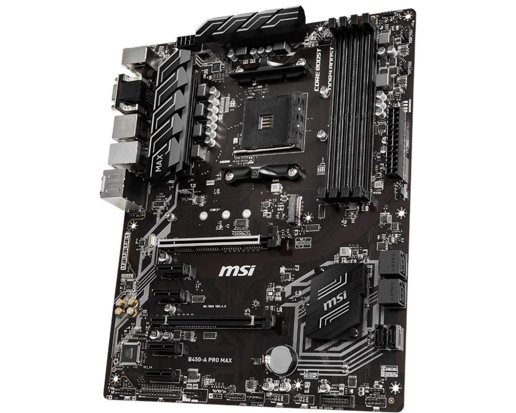 MSI B450-A Pro Max scheda Madre Presa AM4 ATX AMD B450