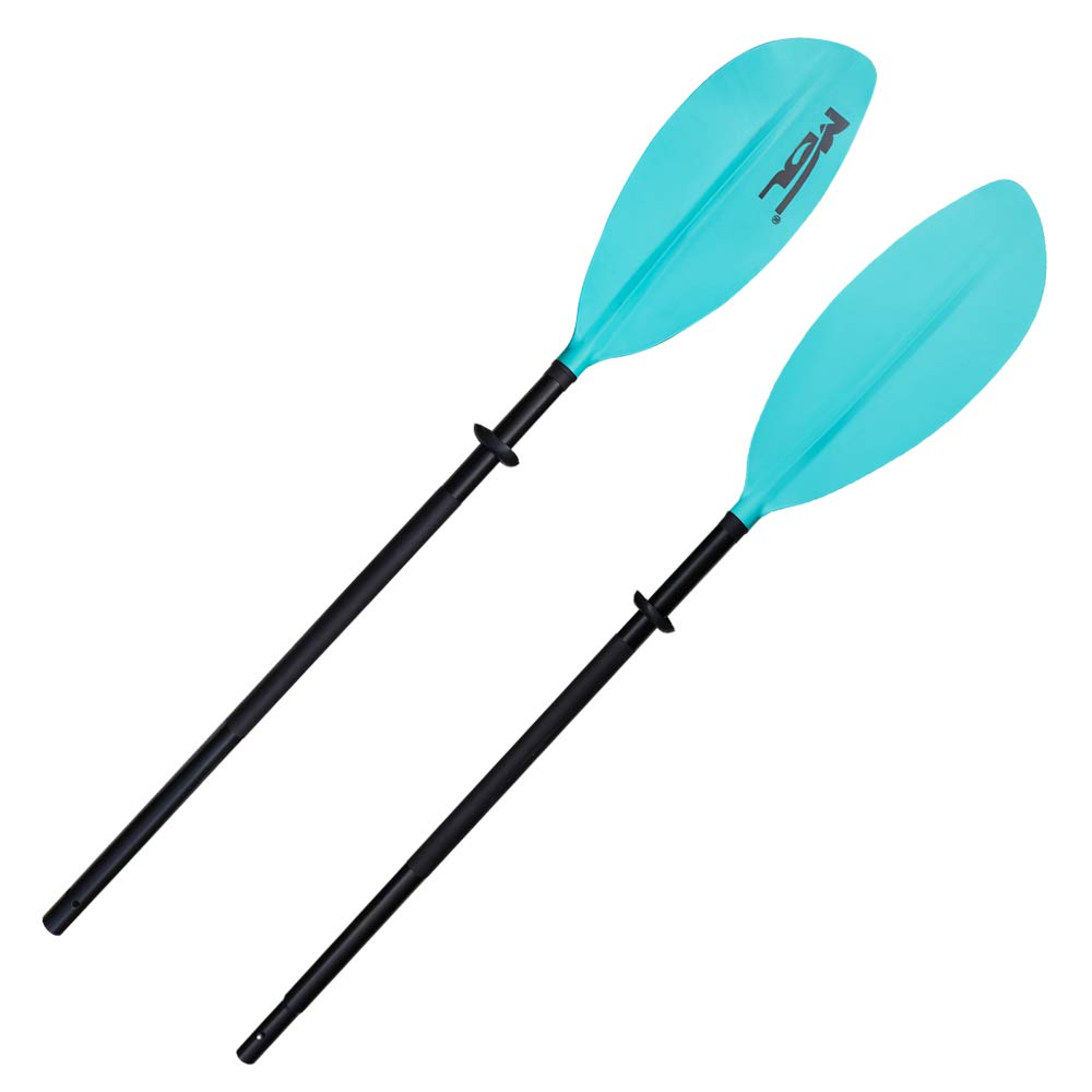MSC Kayak Paddle,Color Available Black,Yellow,White,Olive,Blue 2-Piece (Teal, 95 inches-2 Paddles)