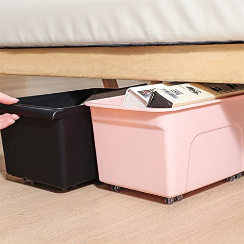 OUSIKA 4pcs Self-Adhesive Mini Caster Wheels for Storage Box Pulley Trash Can Universal Home Silent No Scratches Small Caster Wheels Pulley
