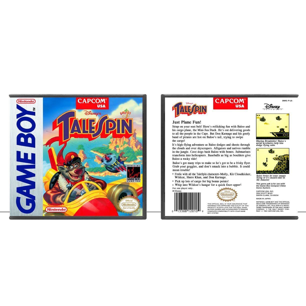 TaleSpin (Capcom) | (GB) Game Boy - Game Case Only - No Game