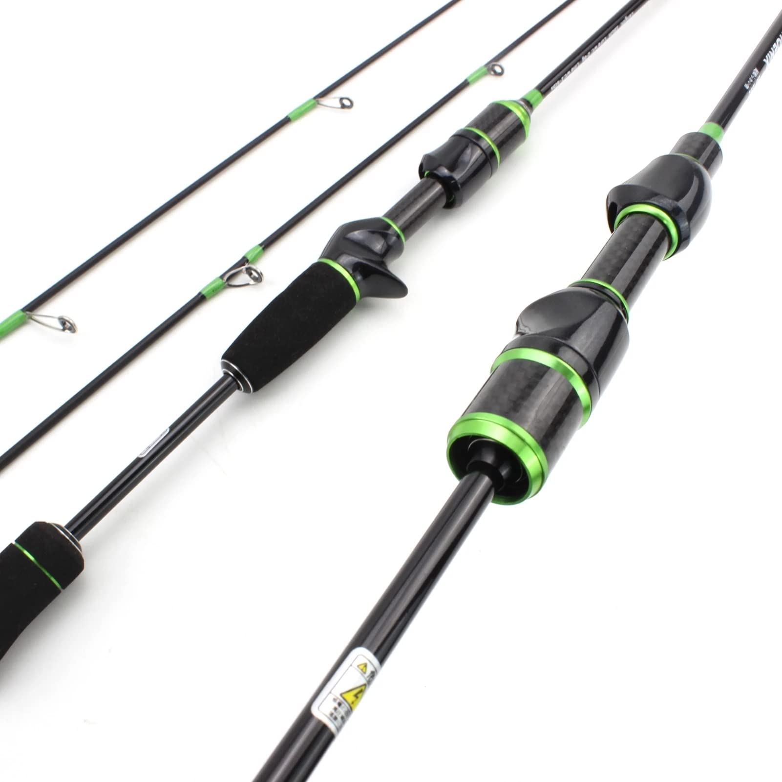 SDFGH 1.68M Lure Rod Solid Pole UL Carbon Spinning Fishing Rod Lure Rod Spinning Weight 2-8g Perch Rod Fishing Tackle (Color : Casting Rod, Size : 1.68M)
