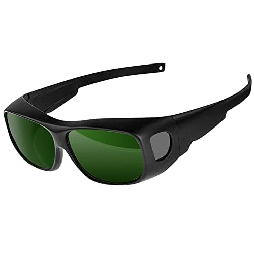 UpaClaire Welding Glasses, Wrap-Around Safety Welding Lens, Welding Glasses, Anti-Scratch, Non-Slip, UV Protection