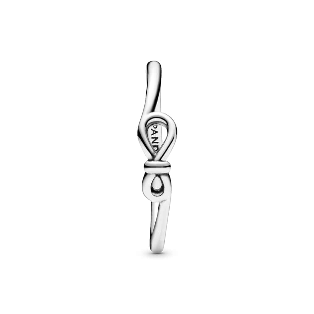 PANDORA Infinity Knot 925 Sterling Silver Ring, Size: EUR-54, US-7 - 198898C00-54