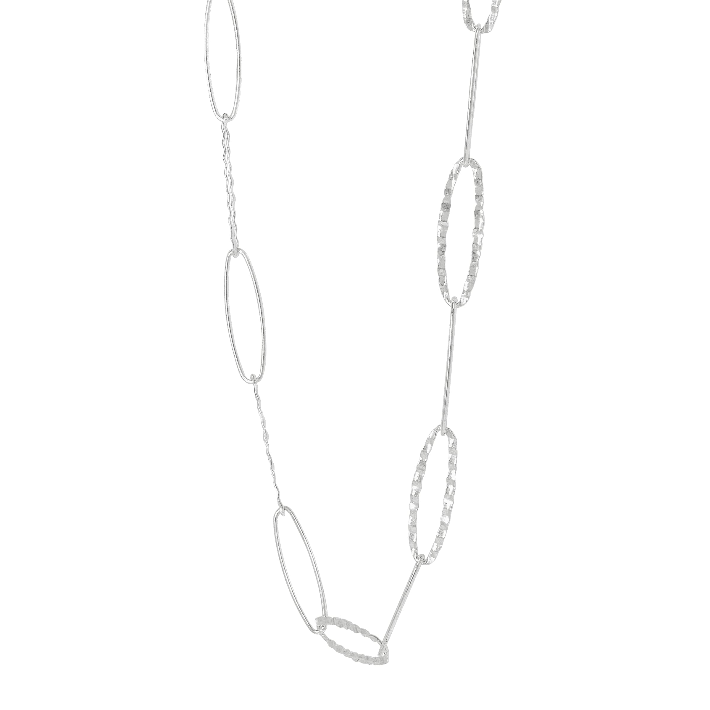 Silpada 'All in the Mix' Chain Necklace in Sterling Silver, 28" + 2"