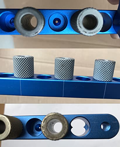 Update Self Centering Dowelling Jig Wood Dowel Hole Drilling Guide 1/4" 5/16" 3/8" Woodworking Positioner Locator