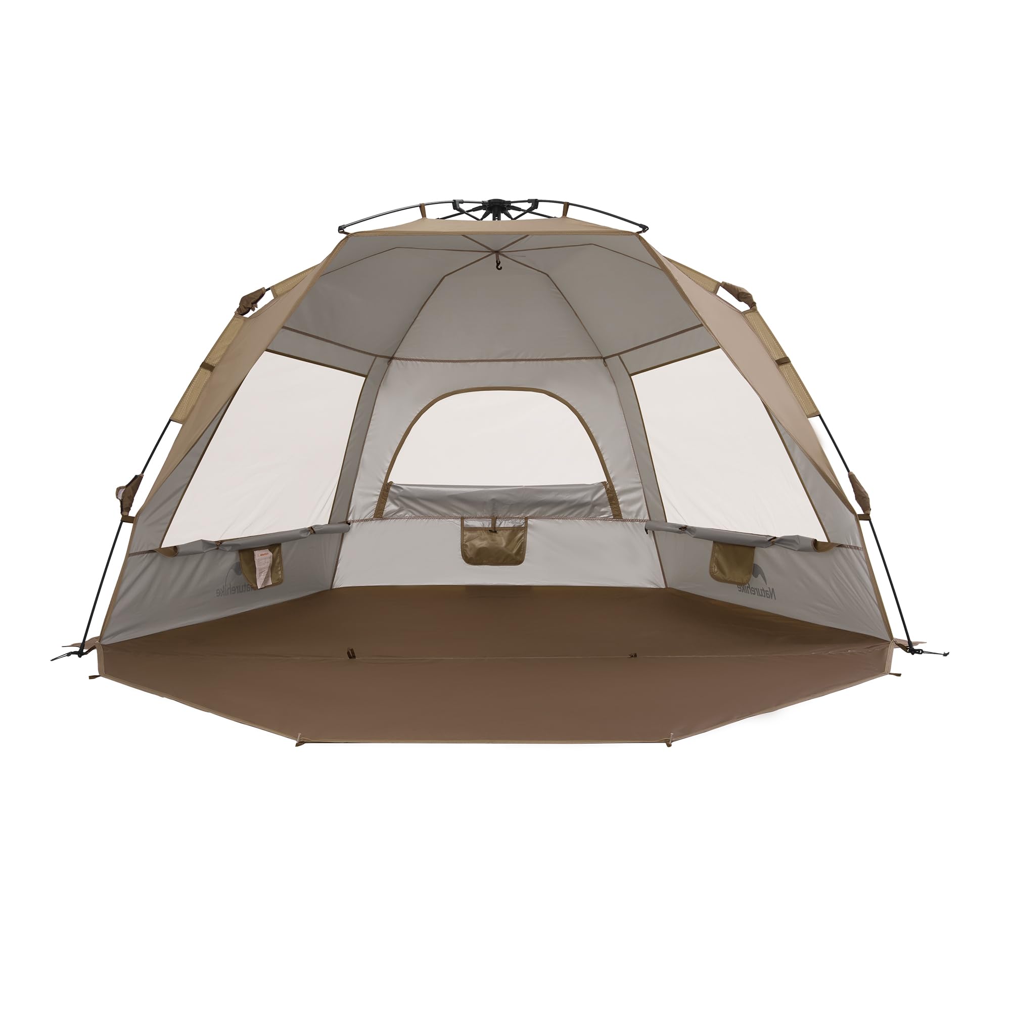 Naturehike Outdoor Camping Sun Shelter Beach Tarp Awning Waterproof Carp Fishing Bivvy Shelter (White)