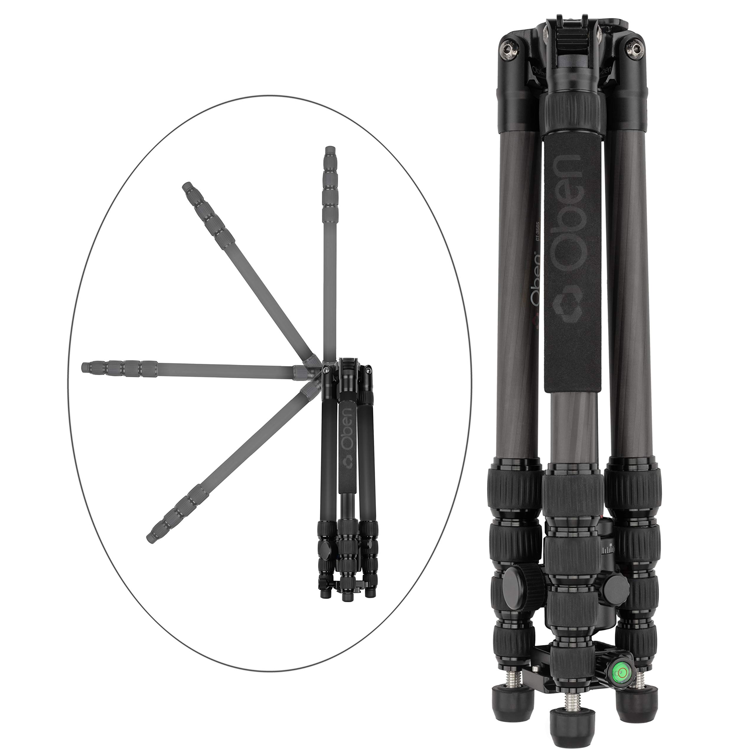 Oben CT-3565 Carbon Fiber Tripod and BZ-217T Triple-Action Ball Head