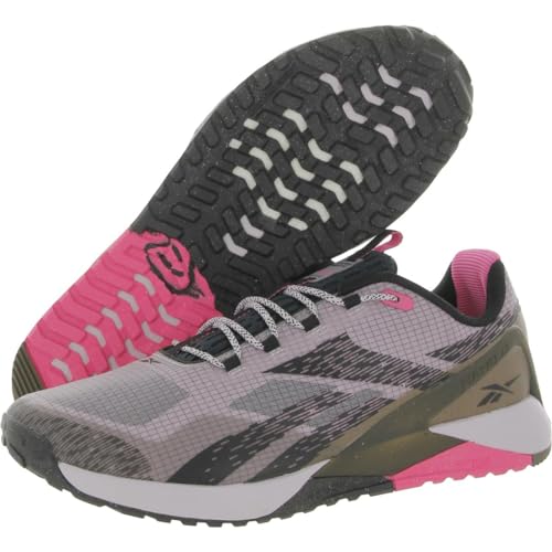 Reebok Women's Nano X1 TR Adventure Cross Trainer, Quartz Glow/Black/Atomic Pink, 7.5