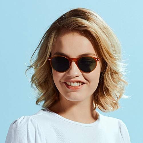NOOZ Sunglasses polarized for Men and Women - 100% UV protection - Honey Color - with Compact Case - CRUZ Collection