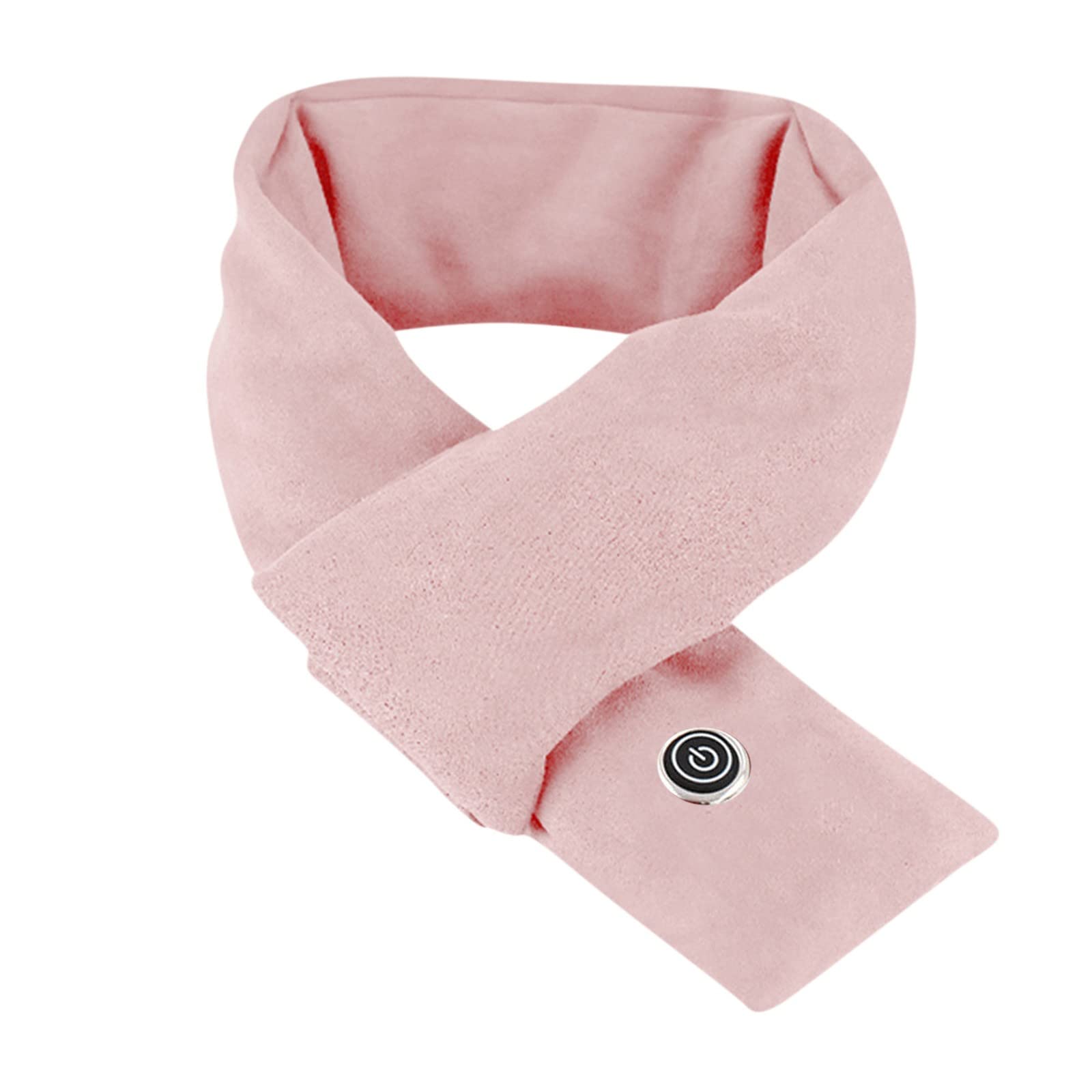 Scarves for Women Lightweight Warming Pad Wrap - and Heating for Men Scarf Women Heated with Neck (Pink, One Size)