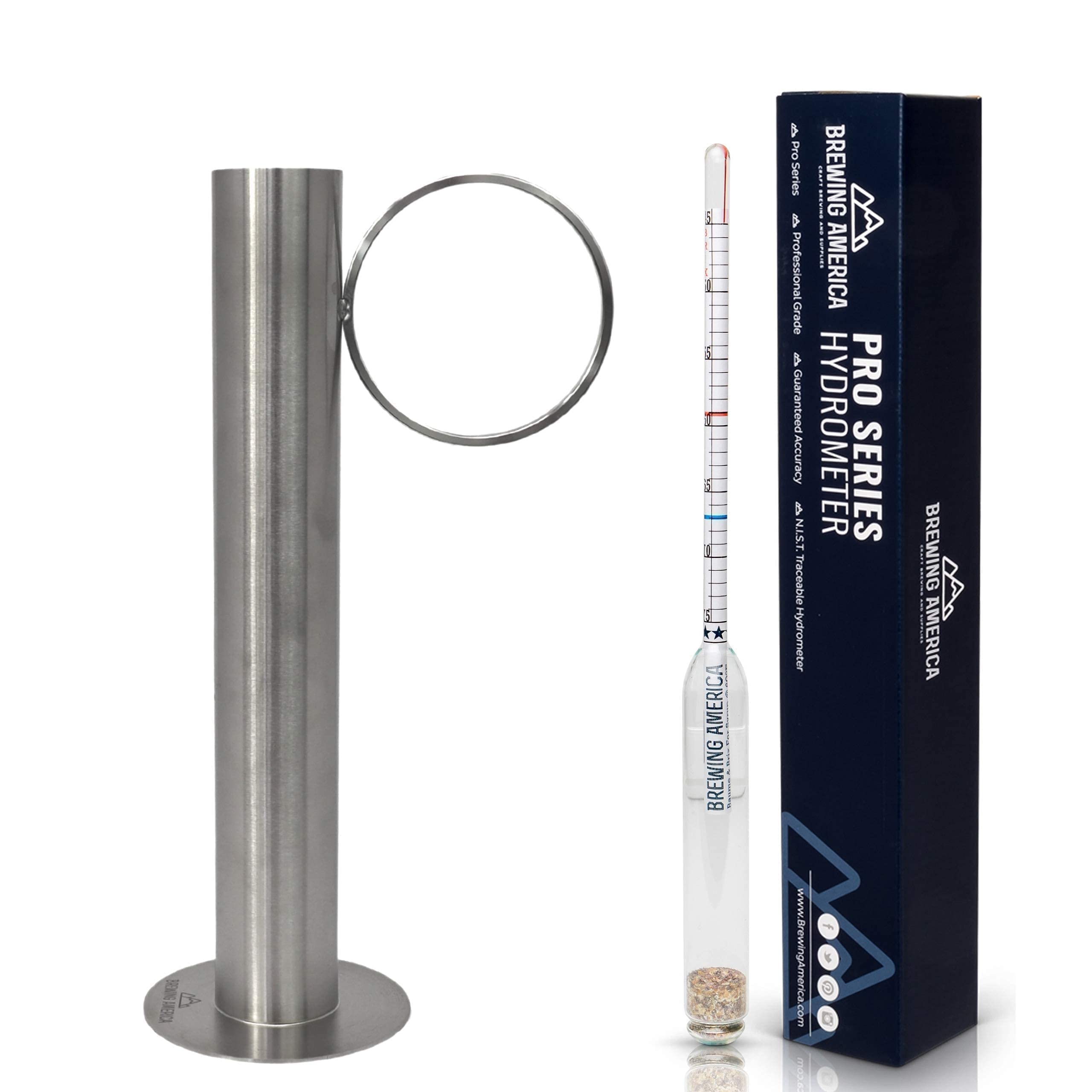 USA-Made Syrup Hydrometer KIT - Easy to Read and Metal Test Cup