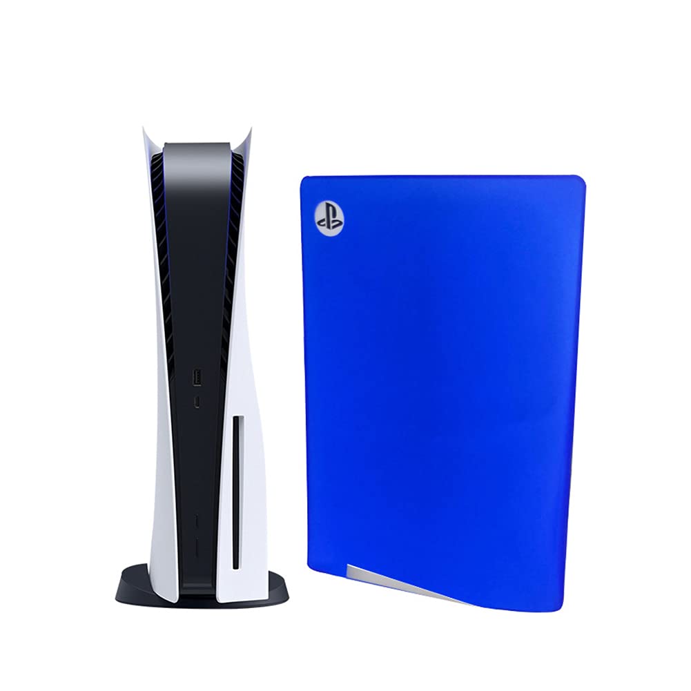 Skin Cover Protector Case Non Slip Smooth Soft Silicone Fit for PS5 Console(Black Disc Edition)