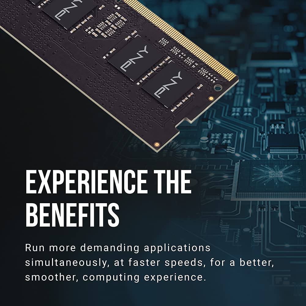PNY Performance 8GB DDR4 2400MHz (PC4-19200) CL17 1.2V Notebook/Laptop (SODIMM) Computer Memory – MN8GSD42400