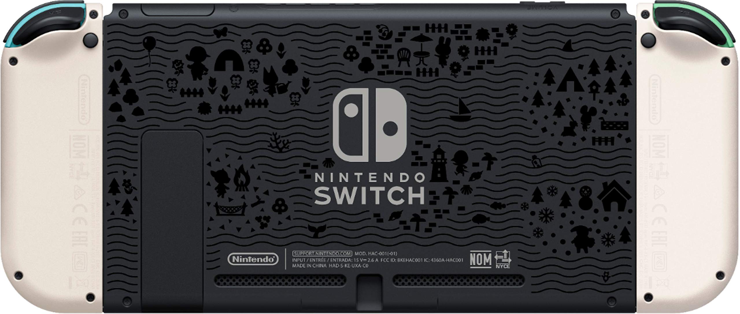 Nintendo Switch - 2020 Special Edition - Animal Crossing: New Horizons - Internal Storage 32GB - Bundle Woov Micro SD 128 GB