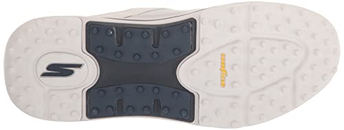 Skechers Men's Arch Fit Golf Shoe Sneaker, White/Navy 2 Strap, 11 Wide