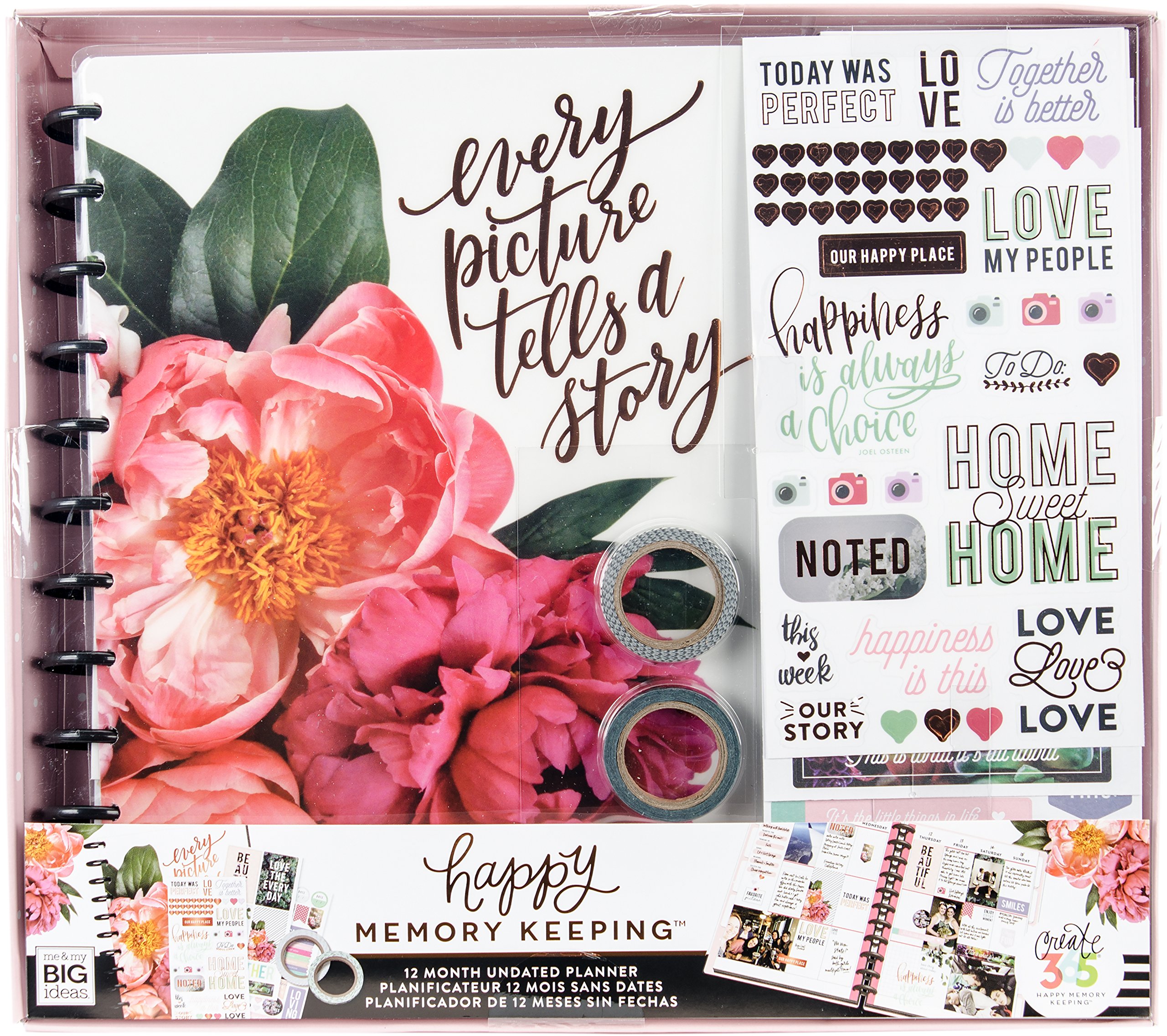 ME & MY BIG IDEAS Every Picture Tells A Story Undated 12-Month Big Planner Box Kit