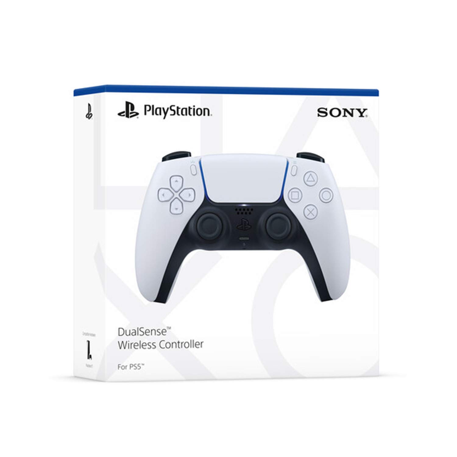 PlayStation 5 DualSense Wireless Controller (White) Two Pack Bundle with Microfiber Cleaning Cloth