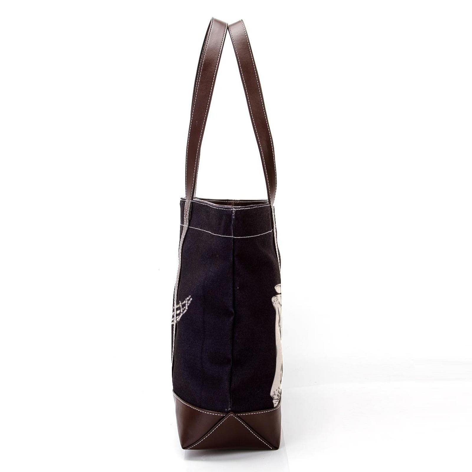 skeleton rib cage ) Tote Bags Large Leather canvas Purses and Handbags for Women Top Handle Shoulder Satchel Hobo Bags