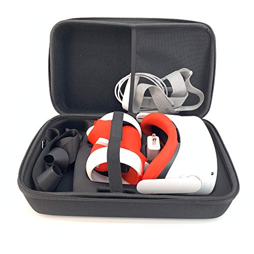 Oculus Quest 2 Case, Travel Bag for Oculus Quest,All VR Accessories in One Storage Box Carry Case(Black)