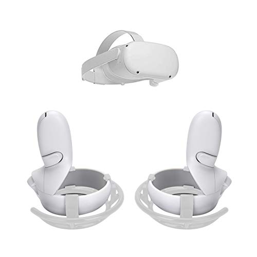 Rummyluck VR Controller Protective Frame for Oculus Quest 2 - Virtual Reality Handle Parts Anti Shock Guard Anti-Collision Cover