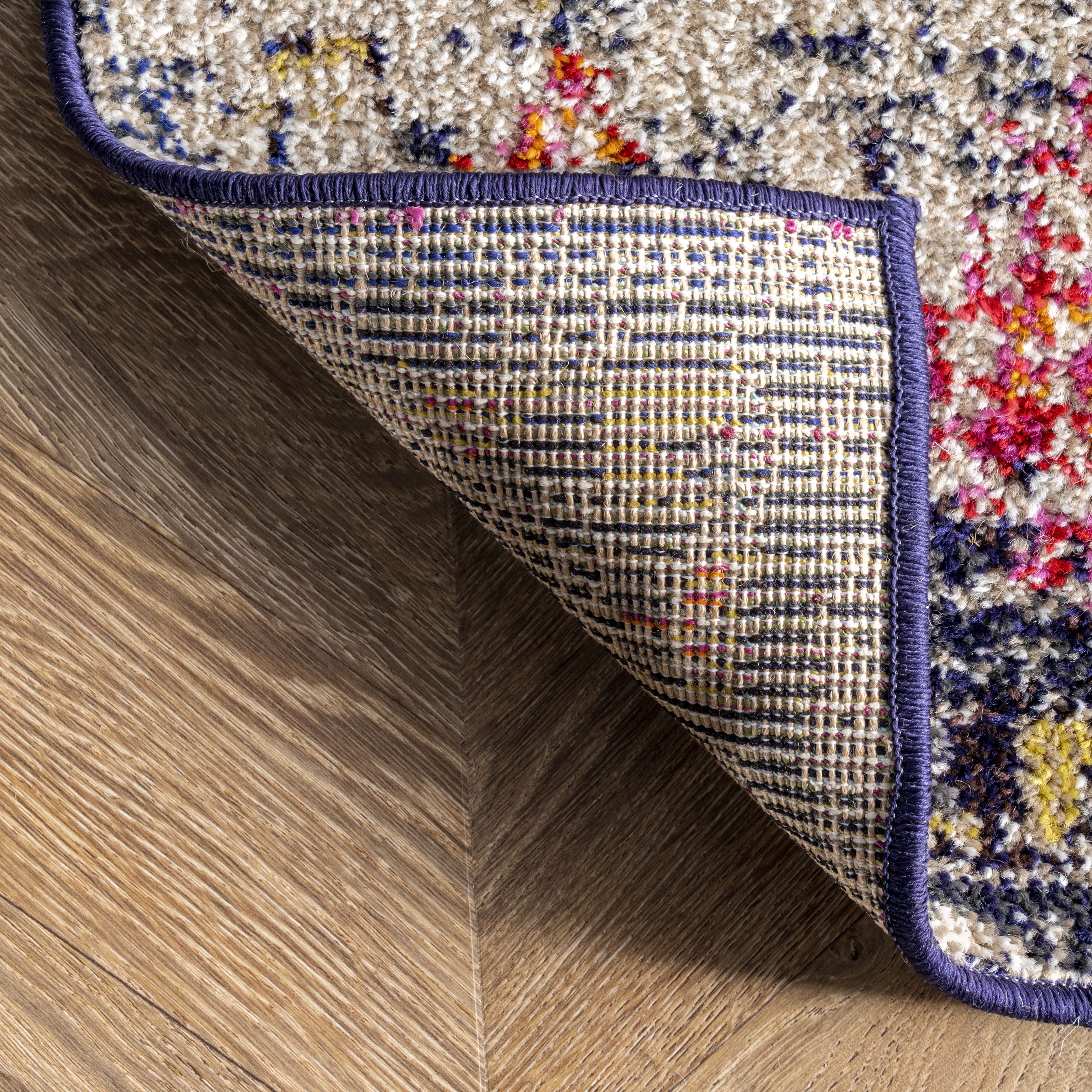 nuLOOM Vintage Medallion Veronica Area Rug, 12x15, Navy