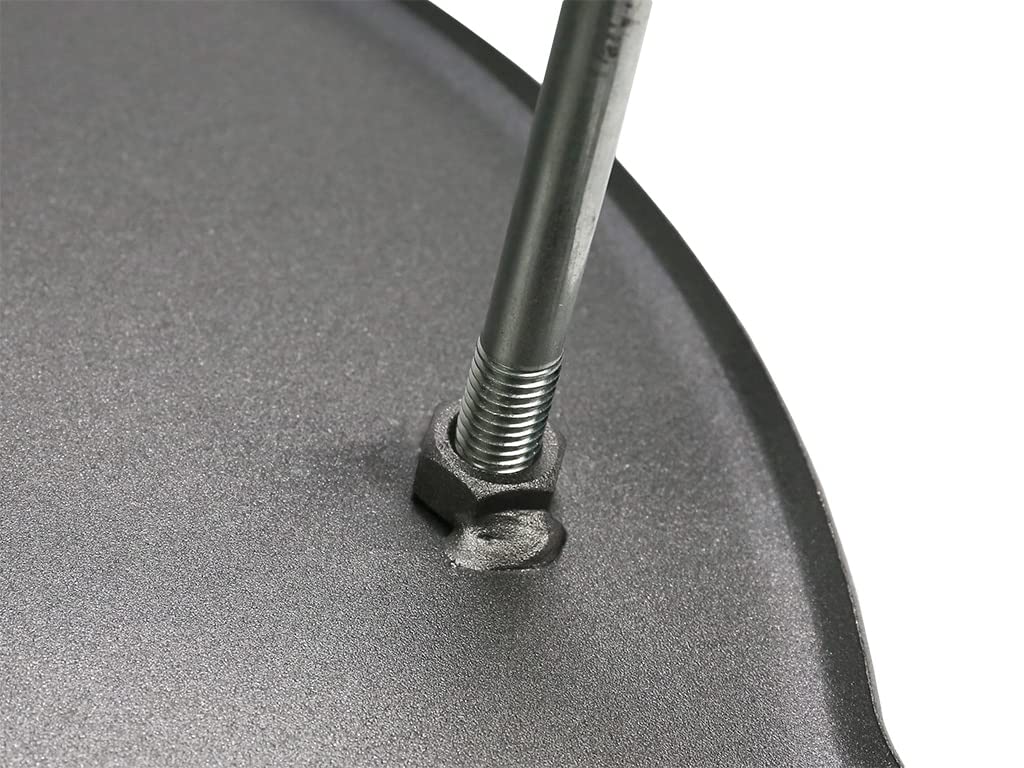 Muurikka Grill Pan, 58 cm, Outdoor Pan, Fire Pan with Legs - Made of Robust Rolled Steel for Campfires & Firepit & Grill