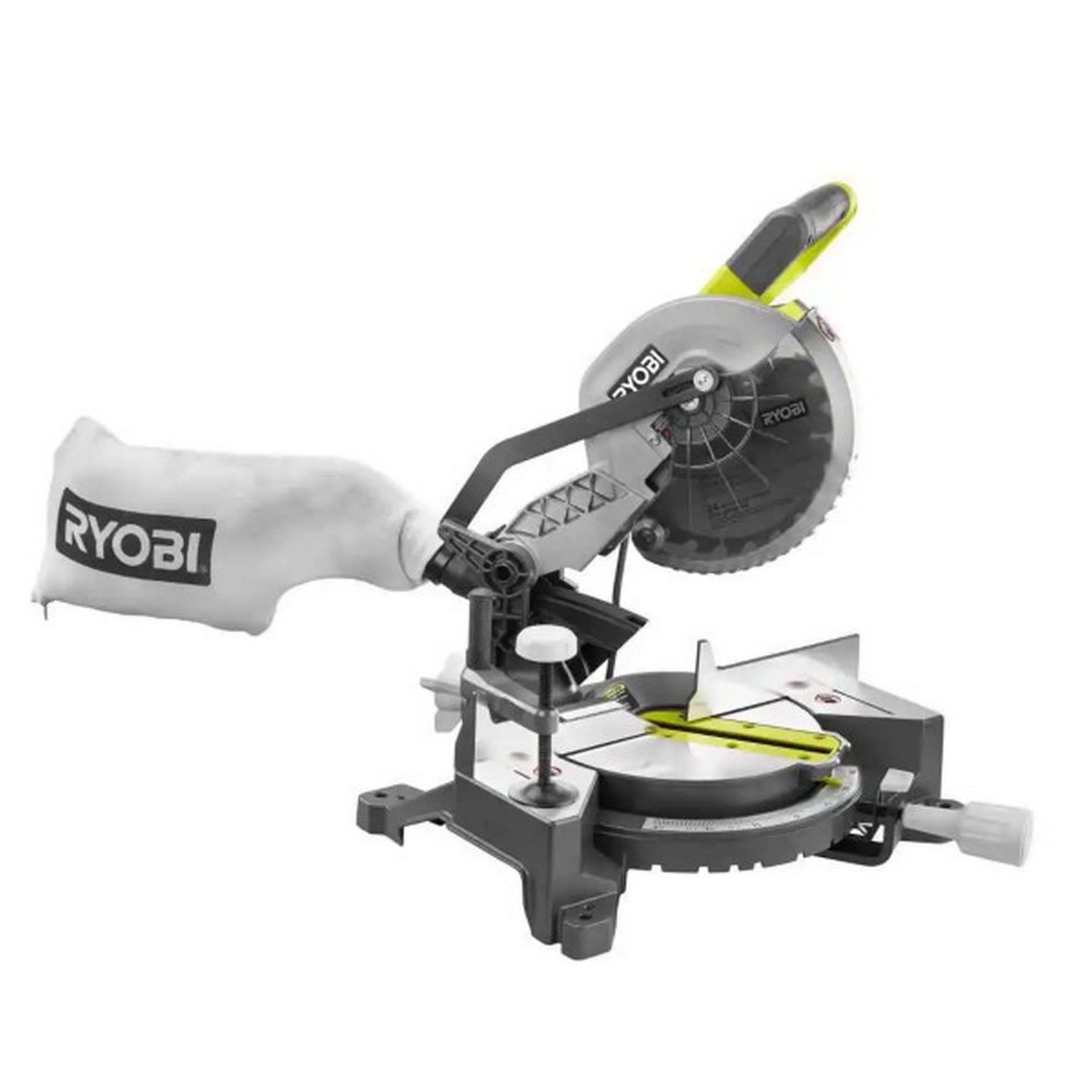 TS1144 RYOBI 7-1/4 in. Compound Miter Saw Powerful 9 Amp motor boasts 5,100 RPM (Renewed)