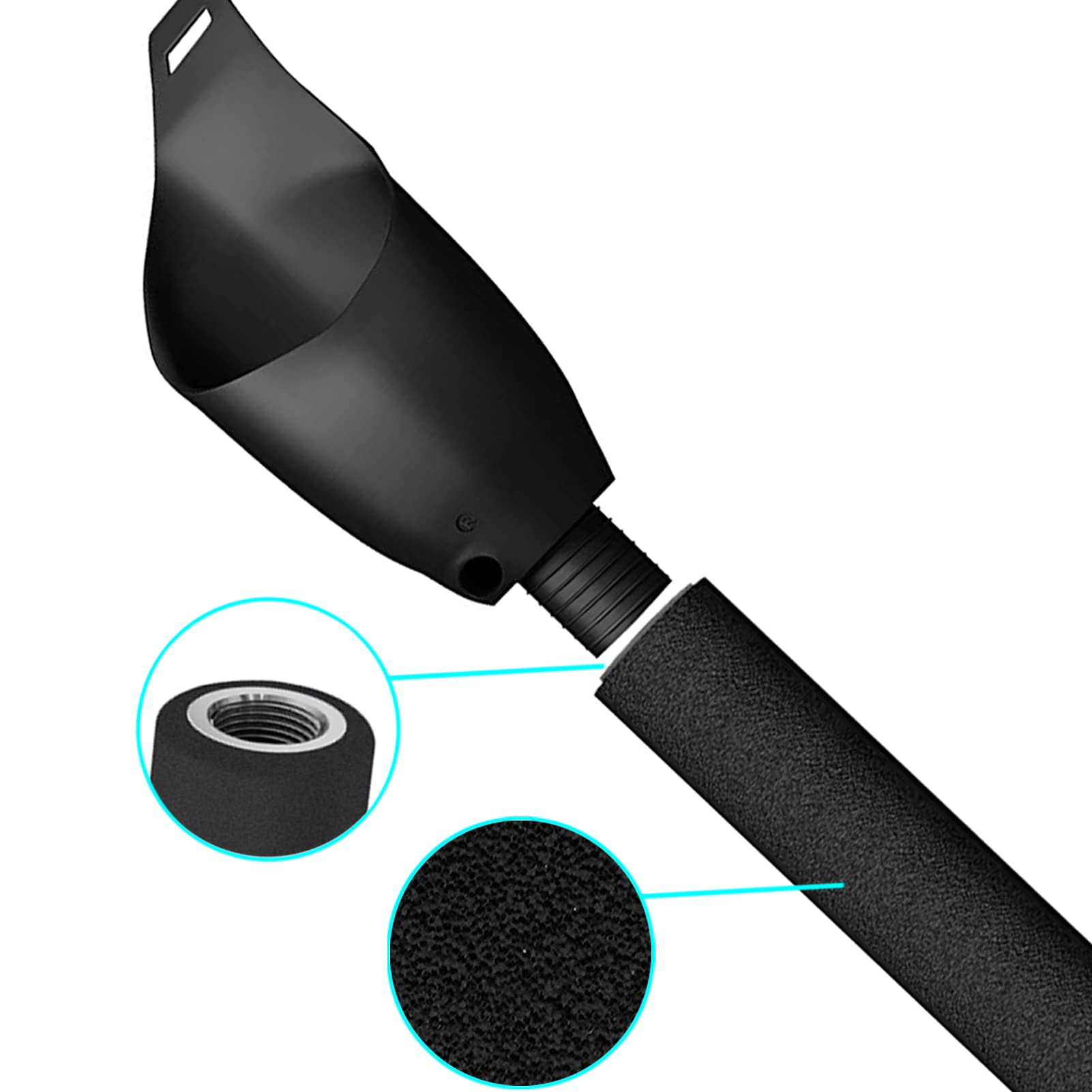 VRbrother VR Golf Club Handle Accessory, for Oculus Quest 2, Rift S, Sturdy and Comfortable to Grip, for Beat Saber, and tennis games(1 pair)