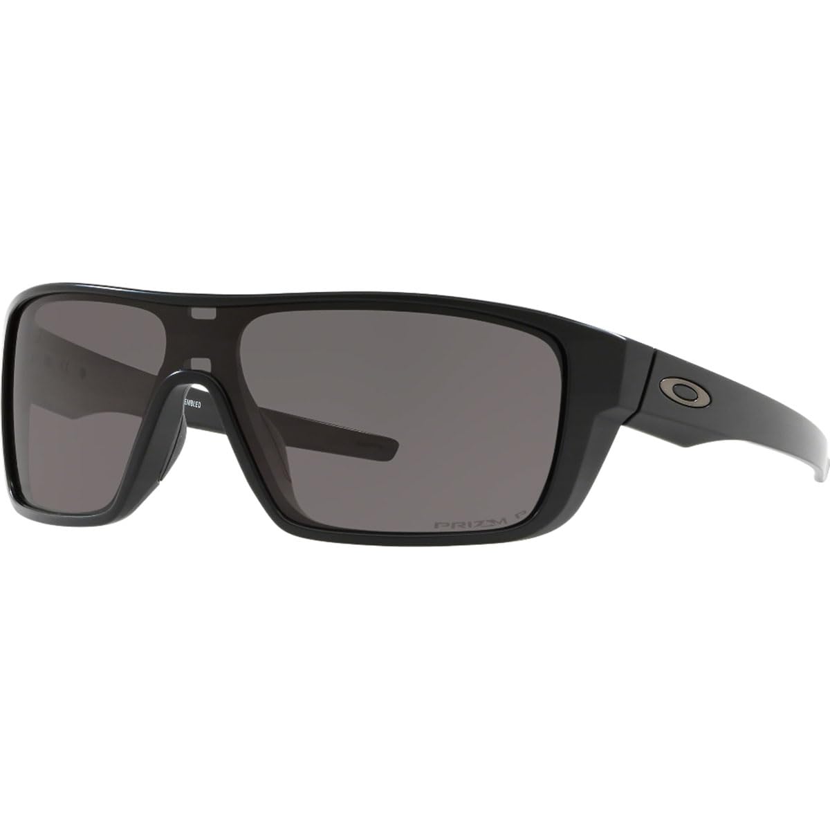 Oakley Men's Straightback Sunglasses,OS,Matte Black w/Prizm Grey