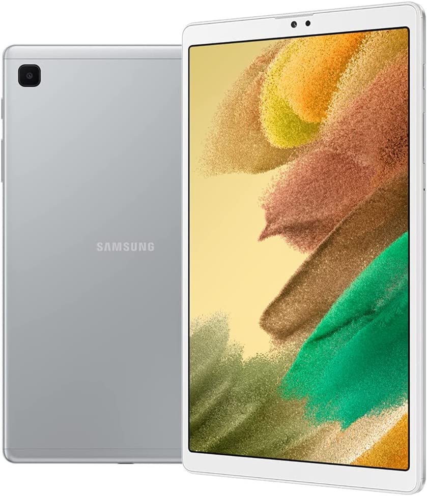 SAMSUNG Galaxy Tab A7 Lite 8.7-inch (1340x800) WiFi Tablet Bundle, Octa-Core Mediatek MT8768T Processor, 3GB RAM, 32GB Storage, Android Q, Silver + Accessories