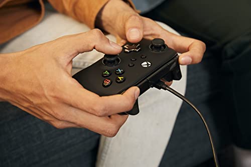 PowerA Enhanced Wired Controller for Xbox Series X|S - Black, Officially Licensed for Xbox