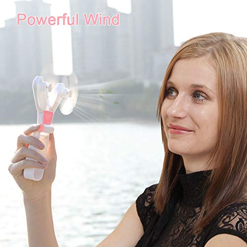 Mini USB Handheld Pocket Fans Small Portable Fan Pink