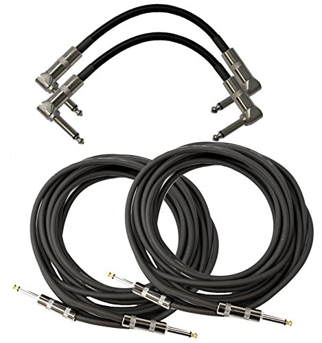 MXR M299 Carbon Copy Mini Analog Delay Bundle with 2 Patch Cables and 2 Instrument Cables