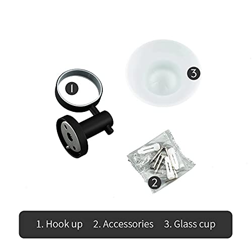 PLMM soap Box, Bathroom Soap Holder Shower Black Soap Dish Bathroom Tray Accessories Box Shelf Zinc-Alloy Wall Dishes Shelves