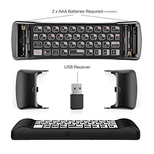 MINIX NEO A2 Lite Backlit, QWERTY Keyboard for Android and Six-Axis Gyroscope Remote. Sold Directly by MINIX Technology Limited.