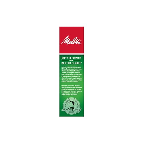 Melitta #4 Cone Coffee Filters, White, 100 Count (Pack of 6) 600 Total Filters Count - Packaging May Vary