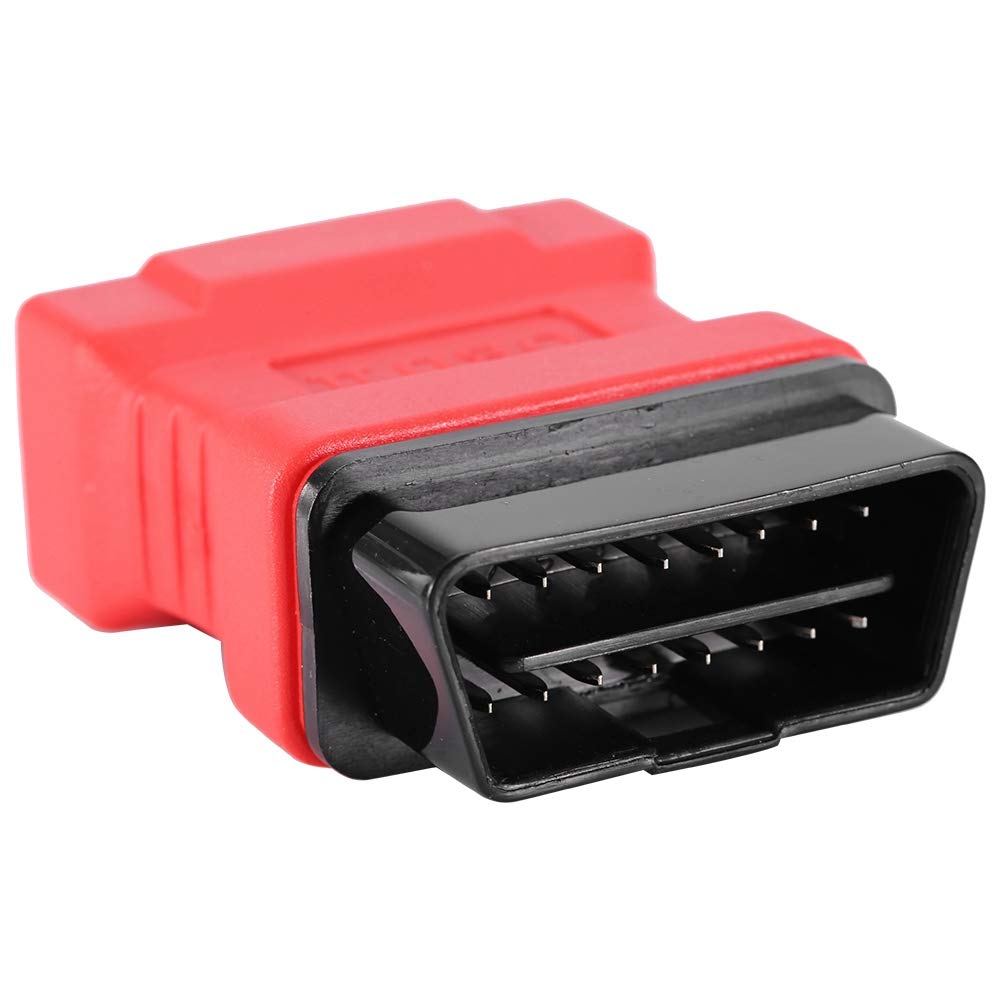 OBD II 16 Pin Extension Cable Car Diagnostic Extender Cord Adapter Connector for Autel Maxidas DS708 Scanner Red