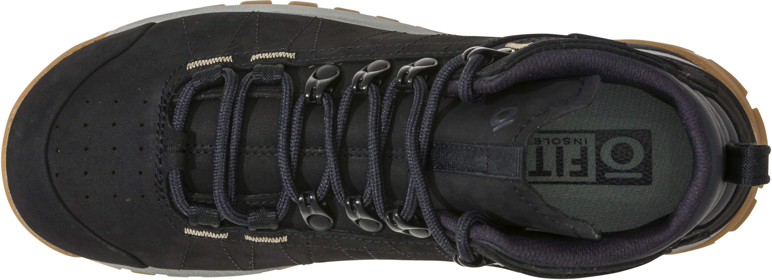 Oboz Bozeman Mid Leather Black 9 B (M)