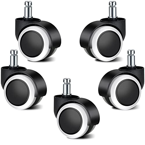 Office Chair Casters Caster Wheel Replacement Desk Chair Wheels Castor Universal Size 5PCS