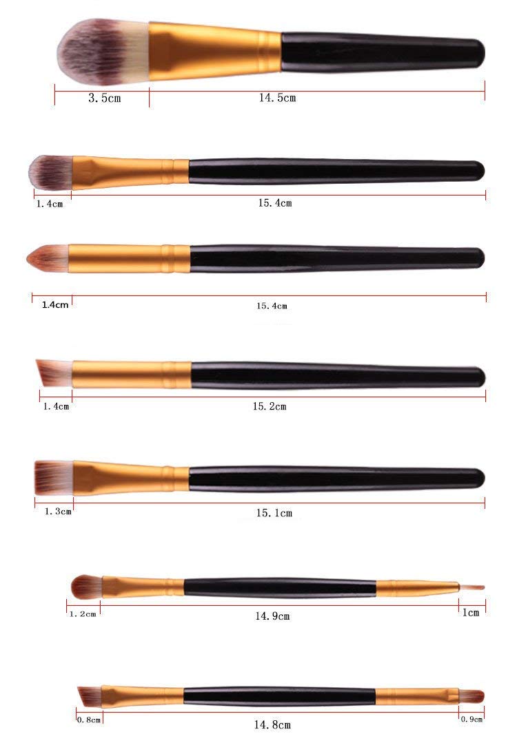 NEJLSD Eye Makeup Brushes Set 20, Eyeliner Eyeshadow Blending Brush, Wool Make Up Brush Set,Powder Face Foundation Eyeshadow Eyeliner Lip Cosmetic Brushes