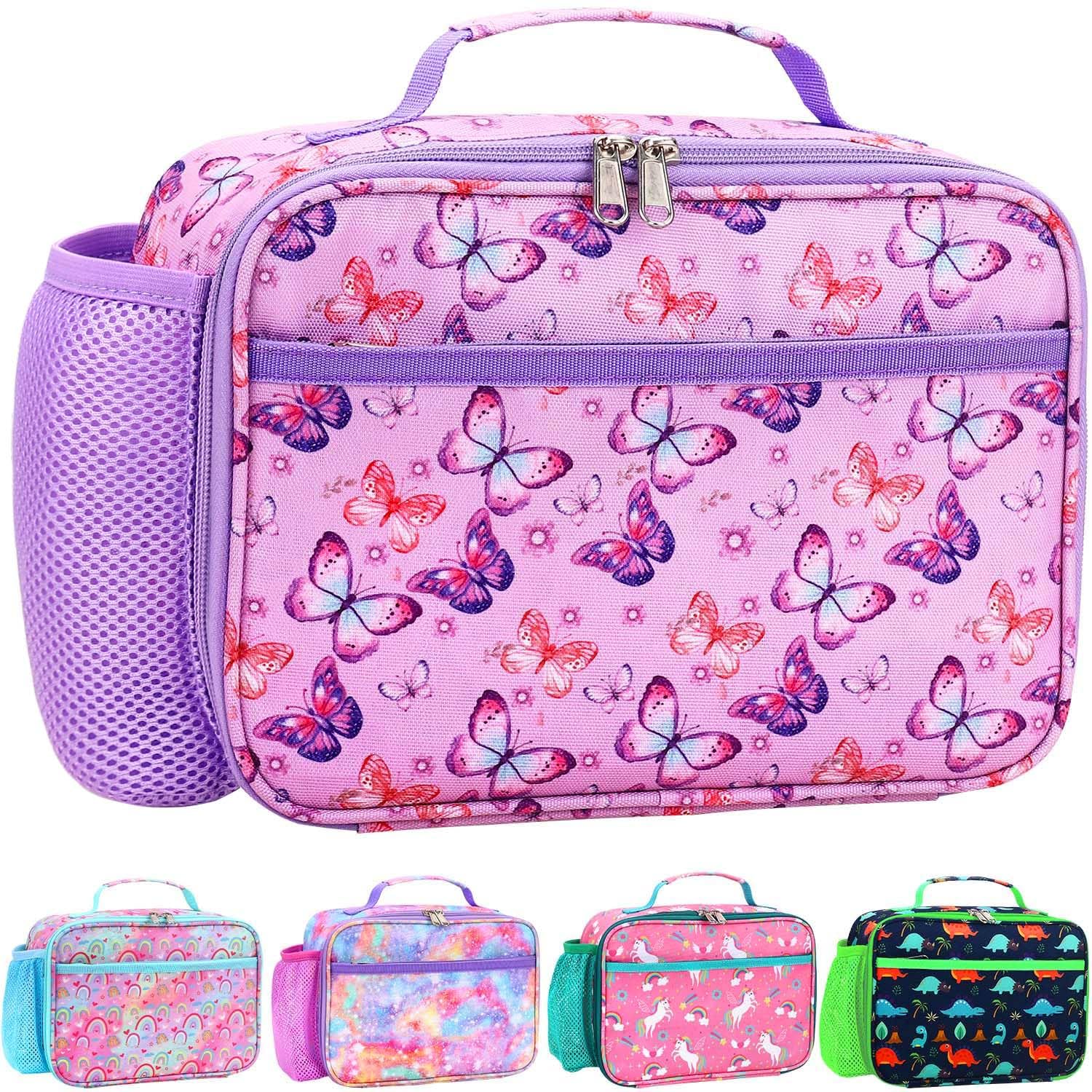 RHCPFOVR Kids Lunch Bag - Insulated Lunch Box for Boys Girls,Washable Lunch Bag and Reusable Toddler Leak-proof Lunchbox for School and Daycare